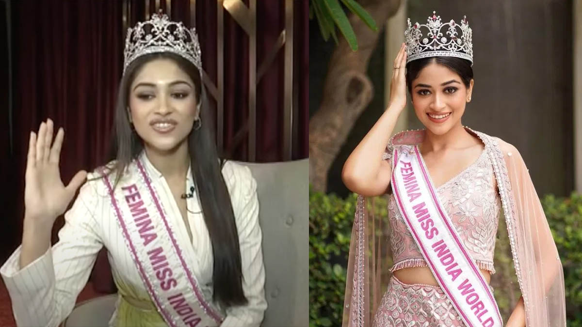 Miss World 2025 की फाइनलिस्ट बनीं भारत की Nandini Gupta, इंटरव्यू में बताया किसे मानती हैं Idol ...